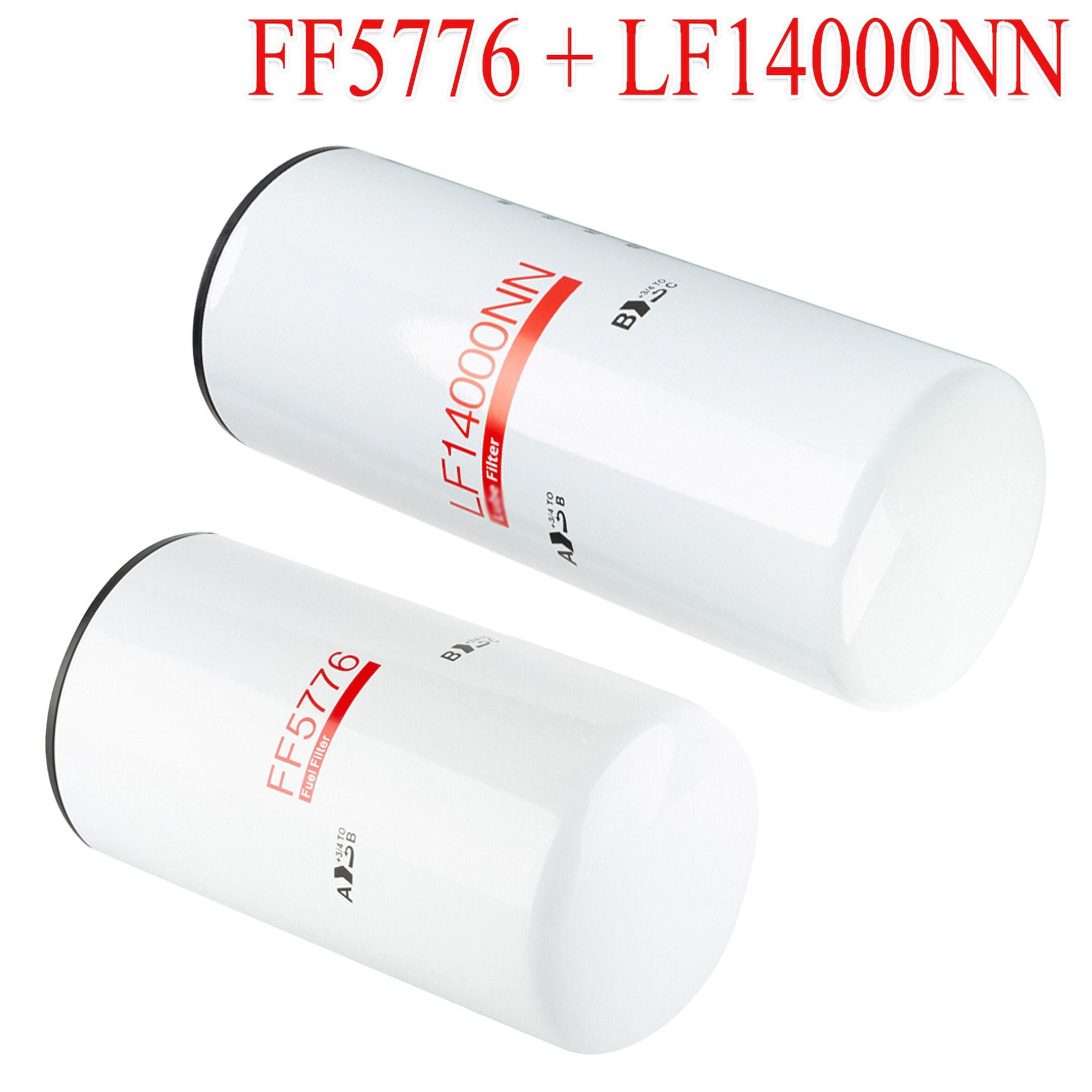 2PACK OIL CHANGE KIT LF14000NN, FF5776, Filter Kit For CUMMINS ISX15 ...