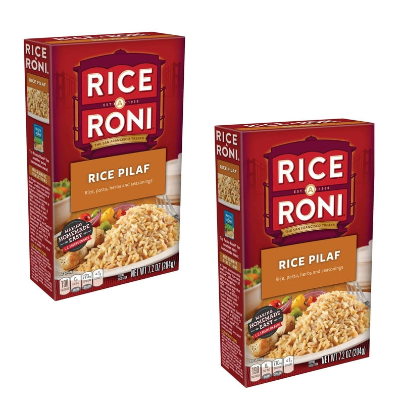 2PACK,Rice-A-Roni, Rice Pilaf Rice & Pasta Mix,Uncooked Dry Rice and ...