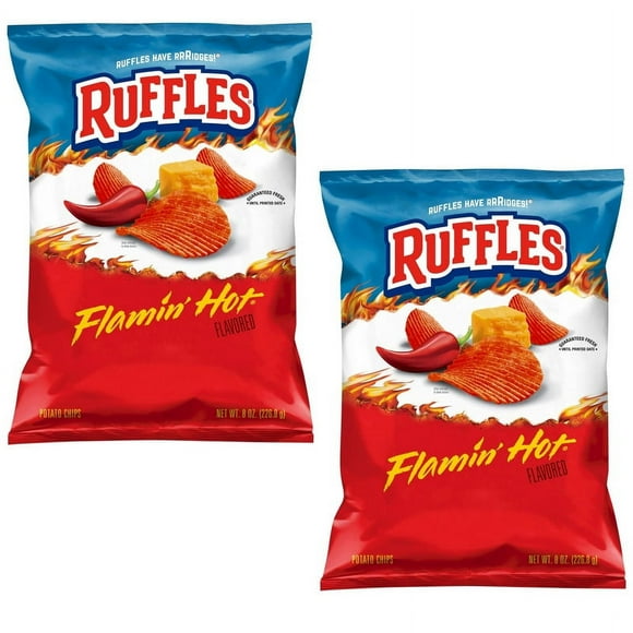 Ruffles Flamin' Hot in Chips - Walmart.com