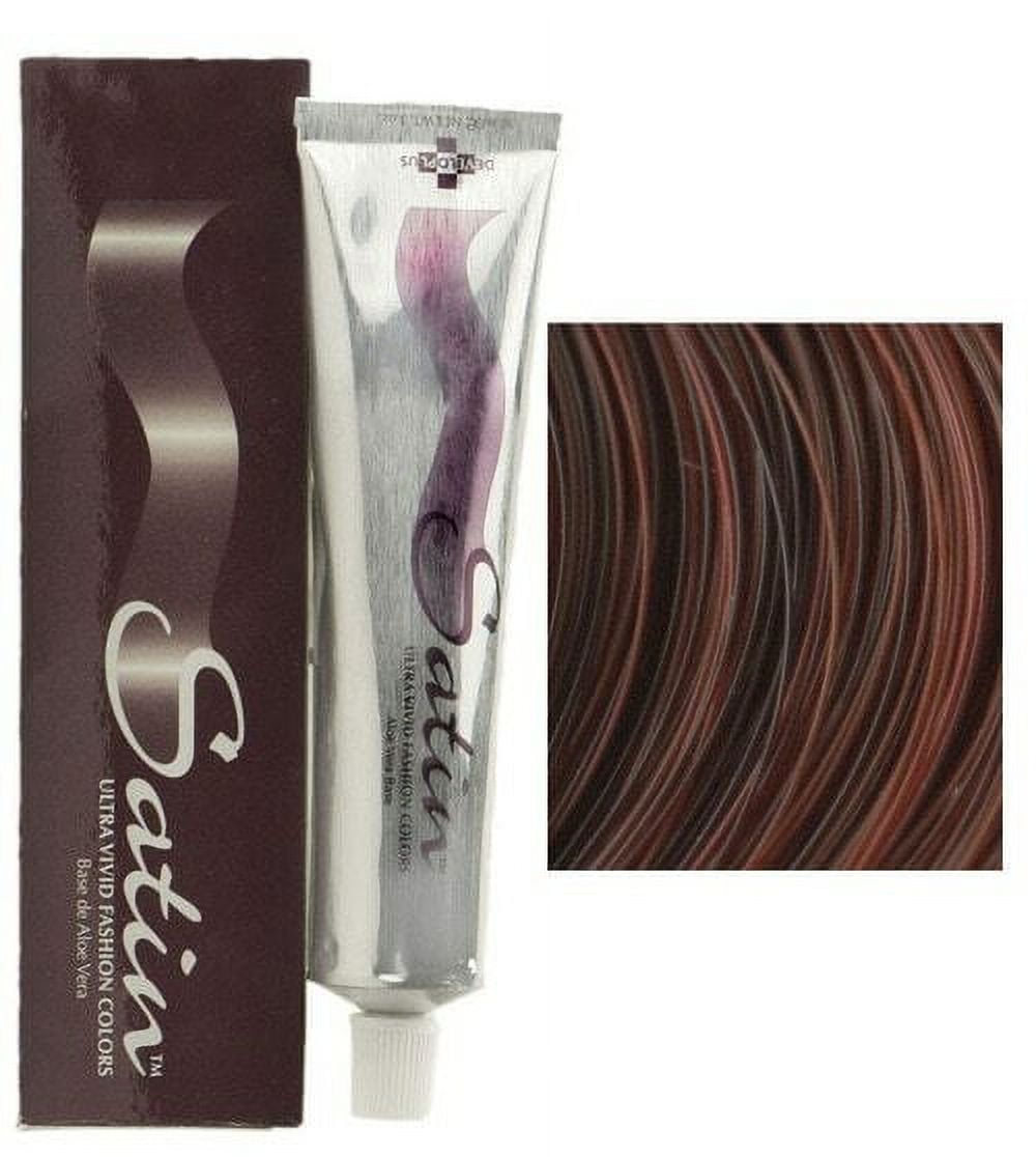 (2PACK) Satin Hair color 4MR Red Mahogany Chestnut "MANGO SIX B&M ...