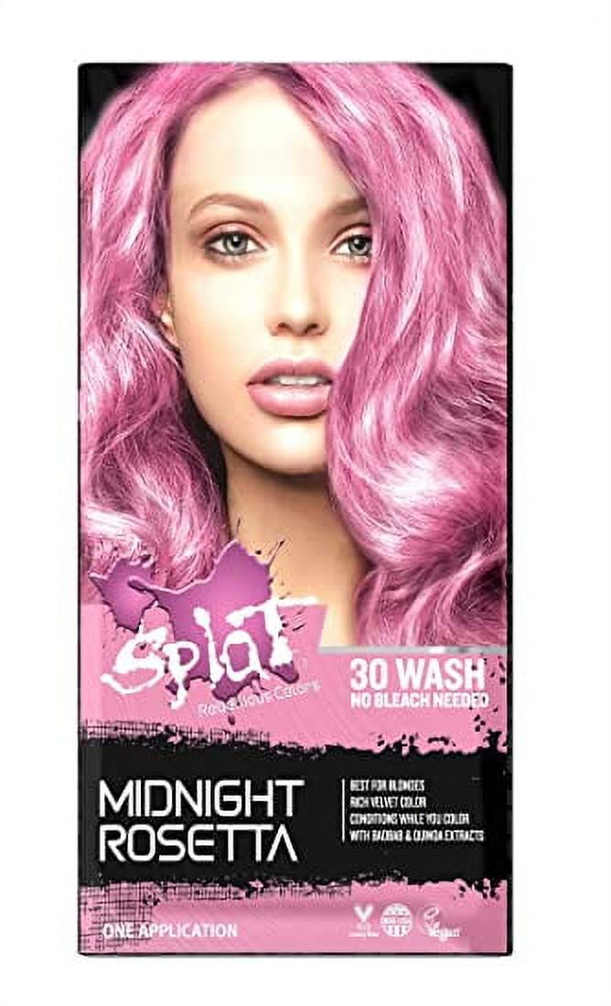 Splat Midnight Rosetta Hair Dye (2PACK), Semi-Permanent Vibrant Dark ...