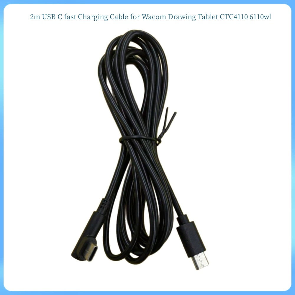 2PACK USB C Charging Cable Date Sync Cord for Wacom Drawing Tablet ...