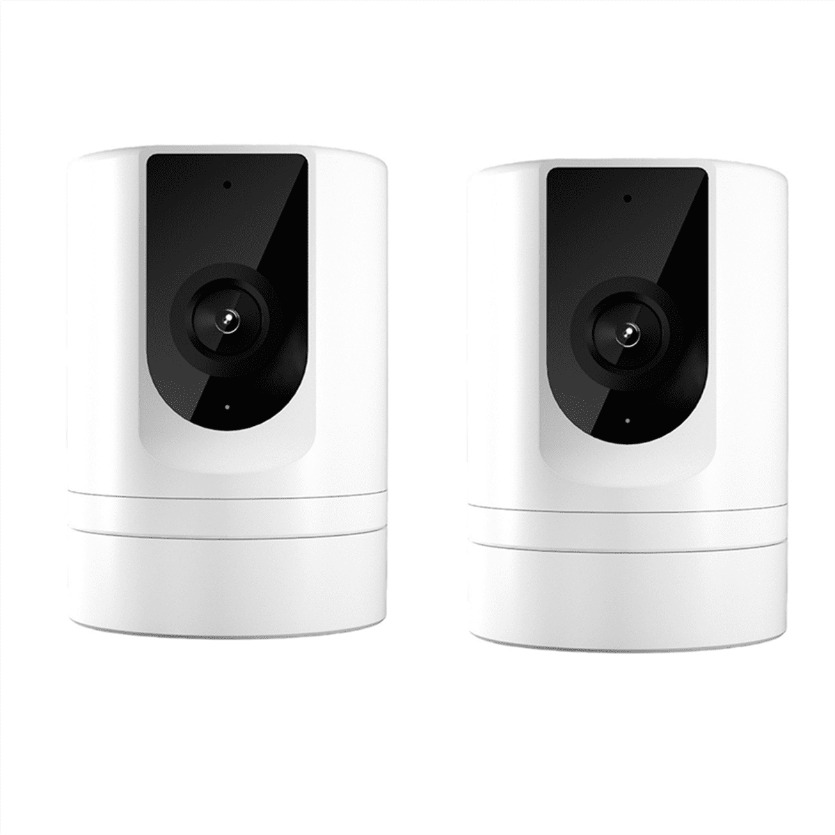 2PC 1080P Security Camera Indoor, Pet Use Ease Life APP , Voice ...