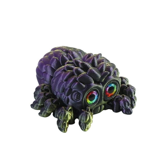 2PC 3D Printed Spider Ornament Creative Animal Landscape Decorations ...