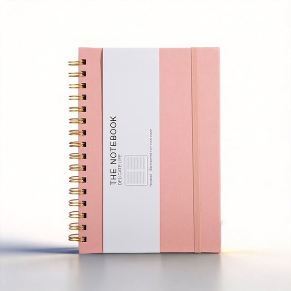 2PC A5 Spiral Bound Log Notebook with Bordered Pages (200 Pages ...