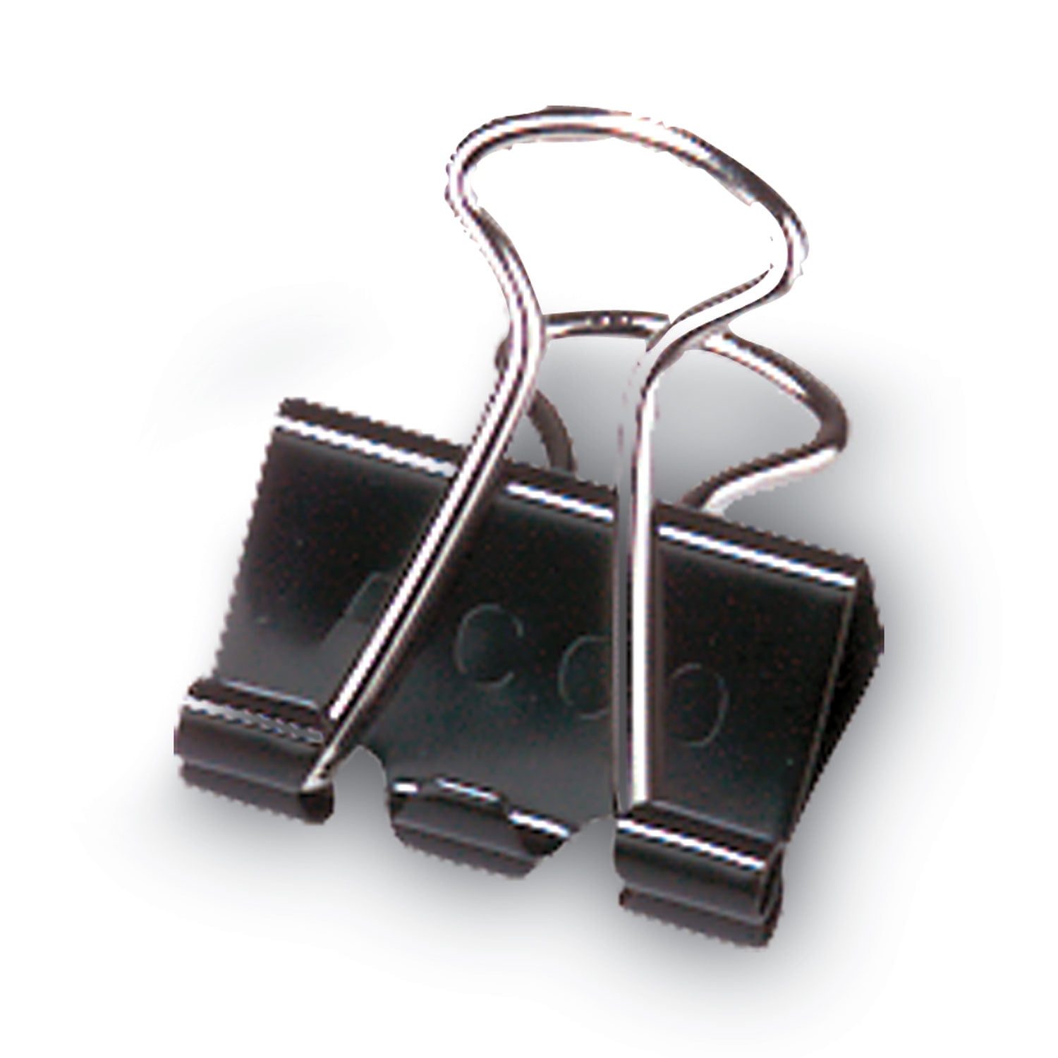 2PC ACCO Binder Clips, Medium, Black/Silver, Dozen - Walmart Business ...