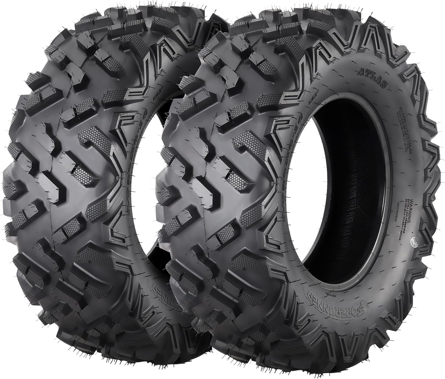 2PC All Terrain UTV ATV Tires 26x9-14,6PR Mud Tires Tubeless,Mud Sand ...