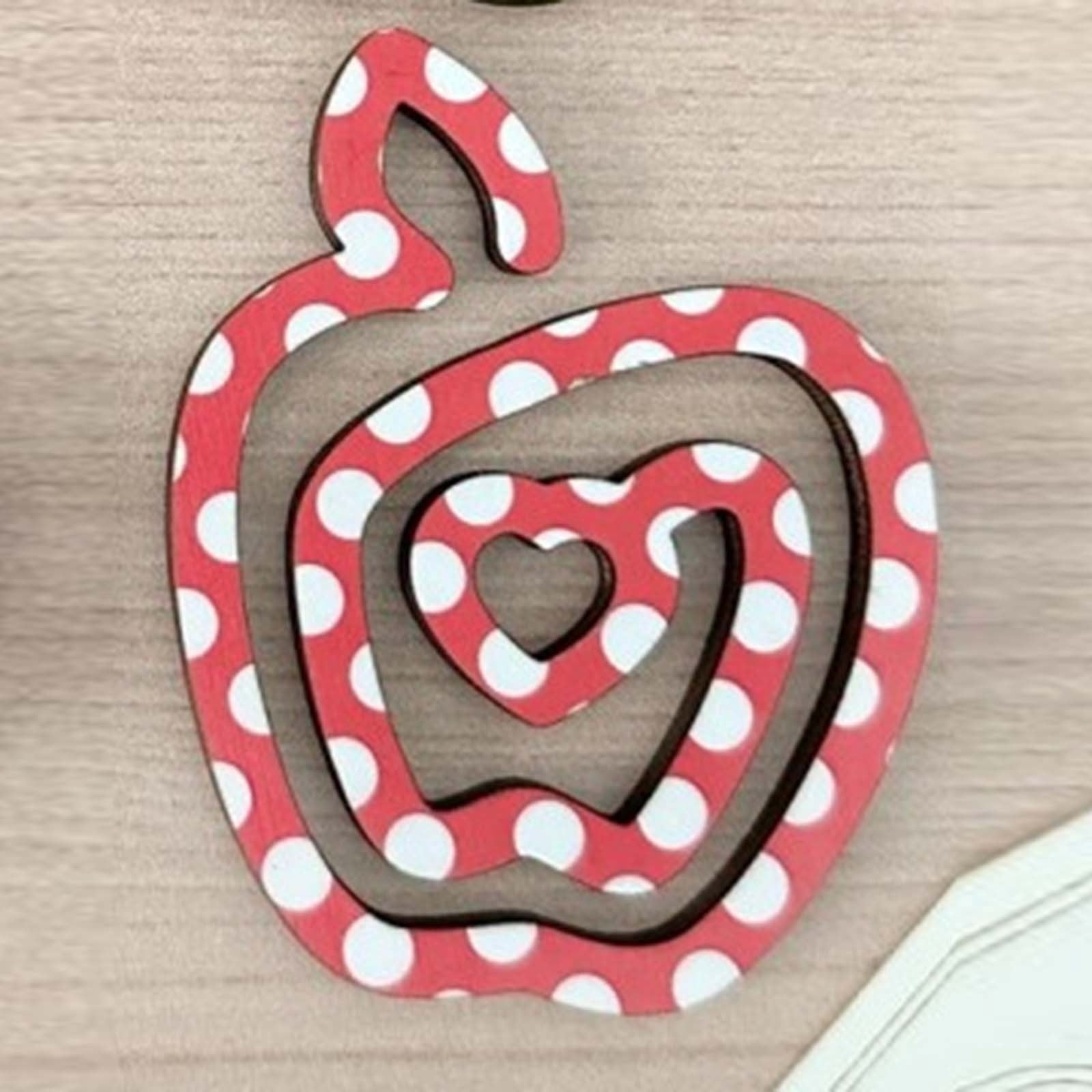 2PC Apple Shaped Metallic Bookmark and Snack Clip for Book Lovers ...