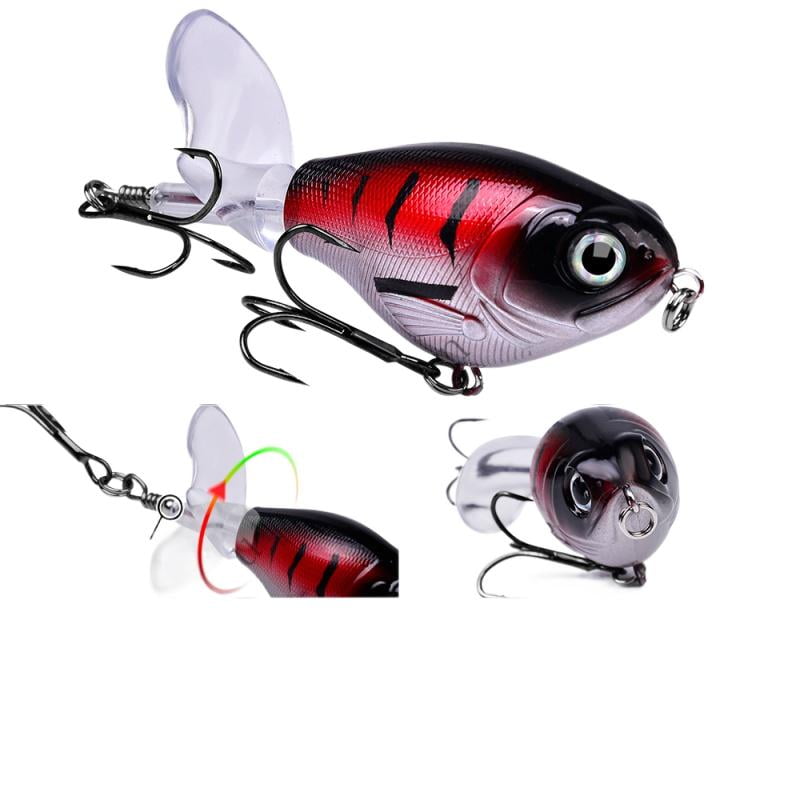 2PC Artificial Bait Propeller Water Surface Tractor 12g 16g Floating ...