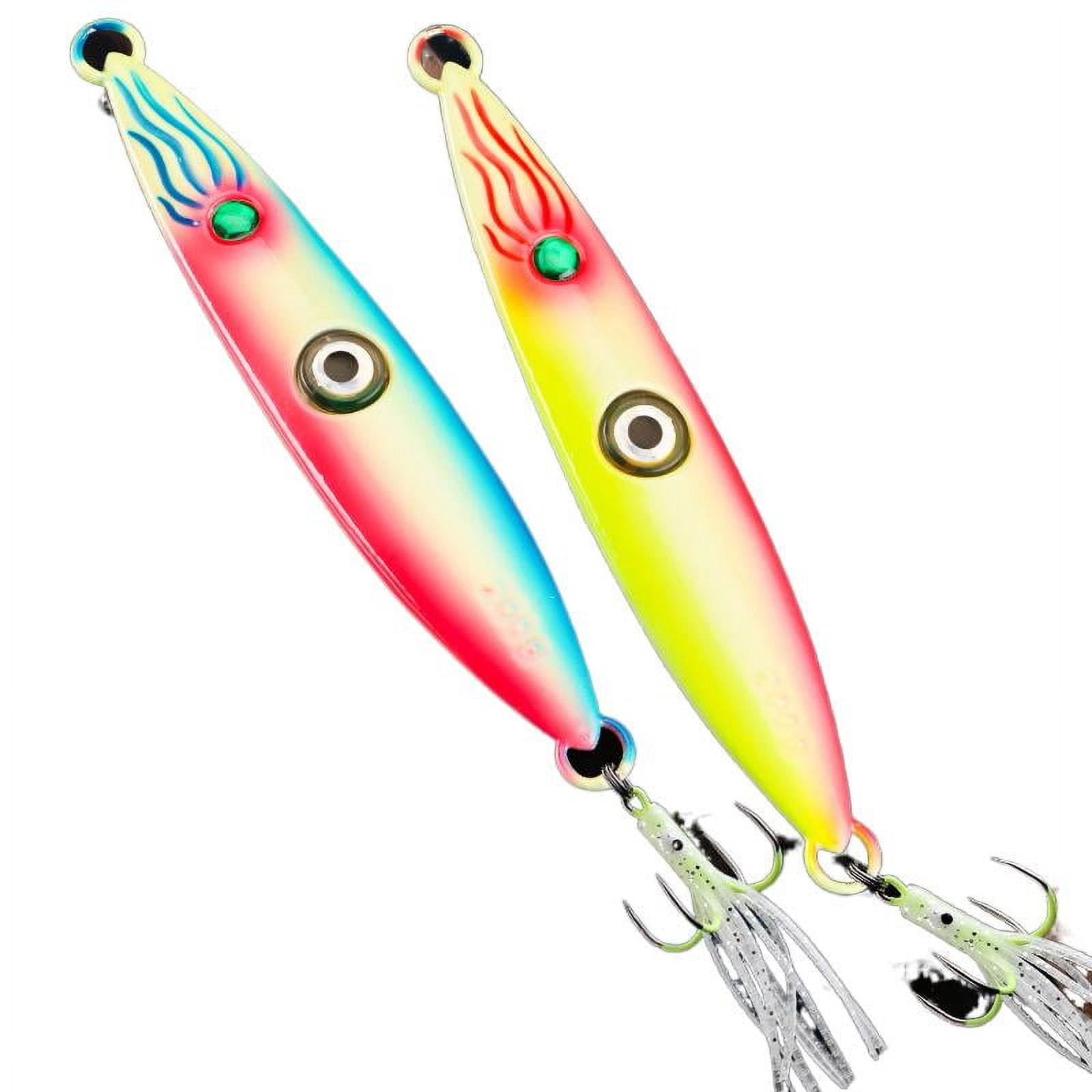 2PC BIQIANWO Fishing Lures Iron Plate High Quality Sea Fishing Boat ...