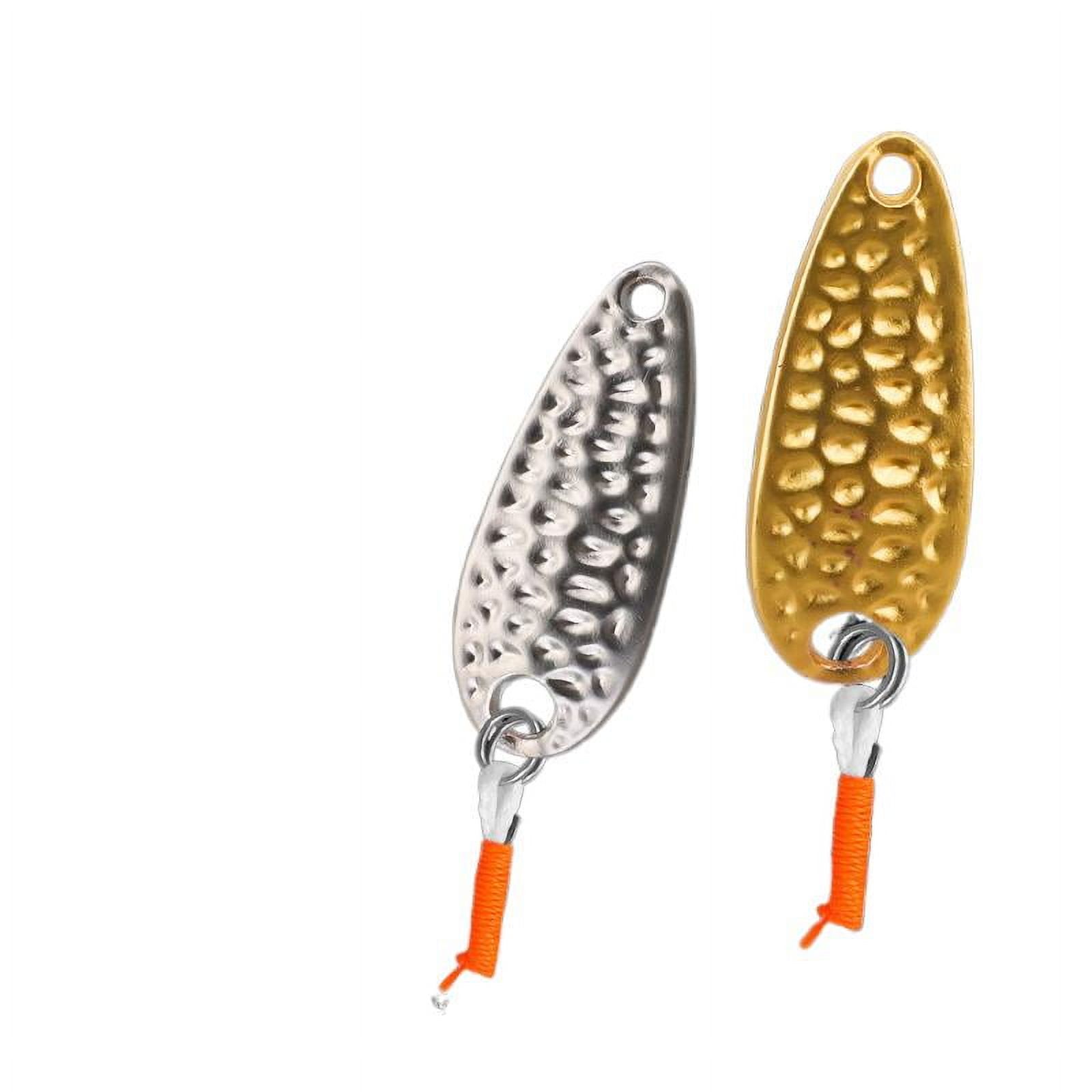 2PC BIQIANWO Fishing Lures Sequins Micro Meteorites Rotating Melon ...