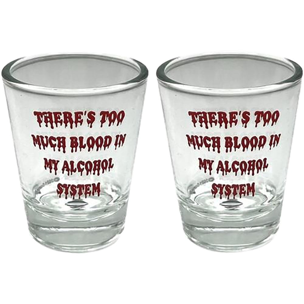 2PC BOX - Blood Alcohol Shot Glass - 2oz - Walmart.com