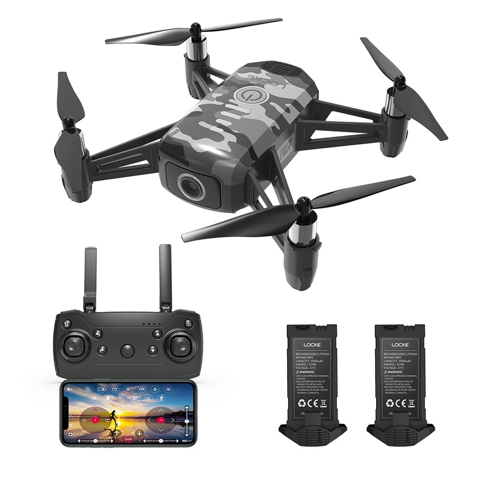 2PC Battery H2 Drone 4k HD Professional WiFi FPV Dual Camera Mini Dron ...