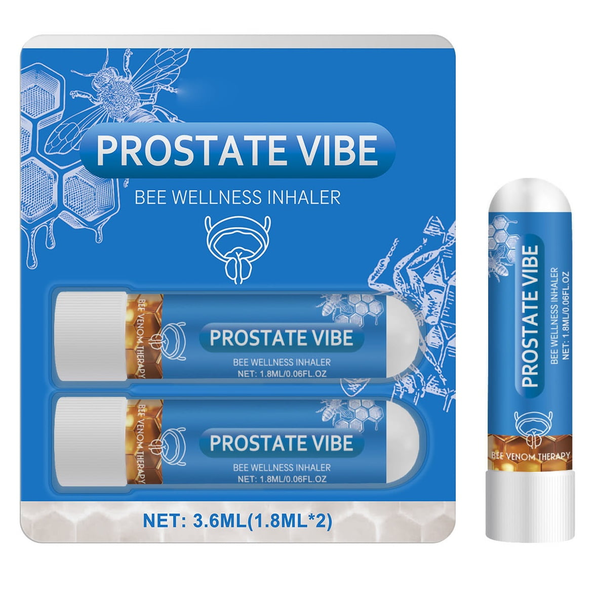 2PC Biancat Prostavibe Nasal Spray, Nasal Inhaler For Wellness Nasal ...