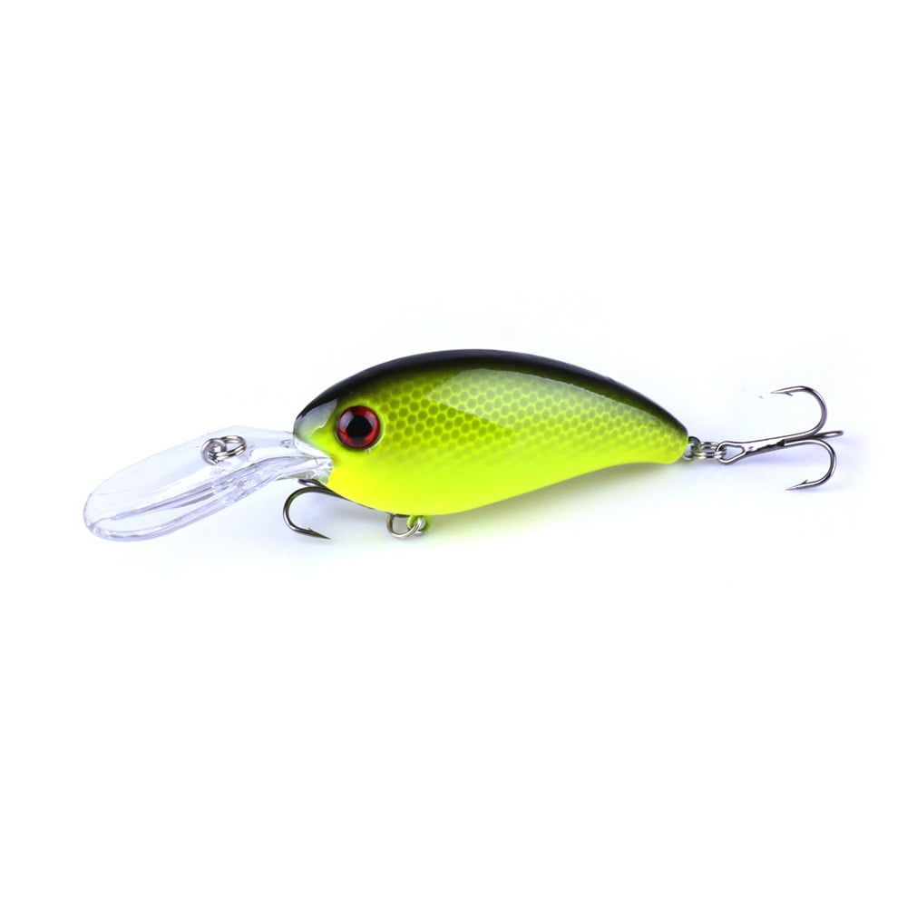 2PC Big Crankbait Wobblers Tackle 14g/10cm Bait Swimming Bass Fishing ...