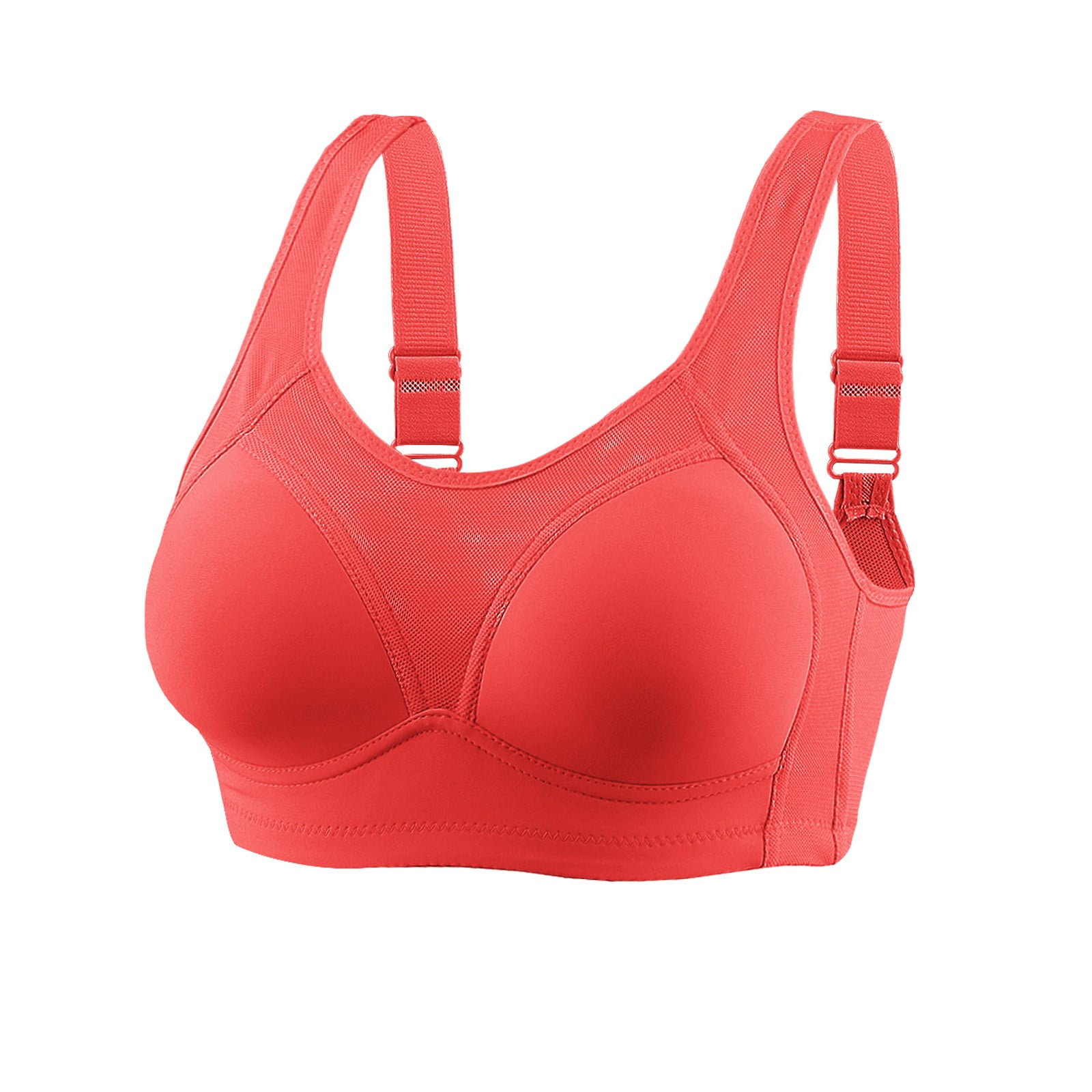 2PC Bras for Women Strong Fixed D Fitness Running Jogging Yoga Wireless ...