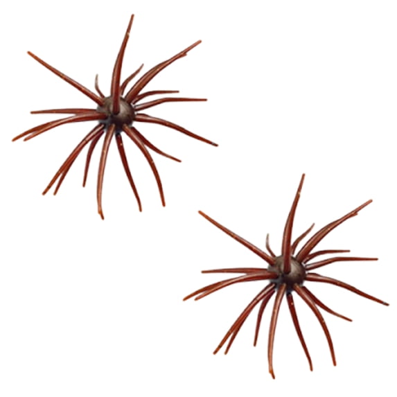 2PC Brown Minibee Soft Floating Sea Urchin Bait Swimbait Lifelike Lure ...