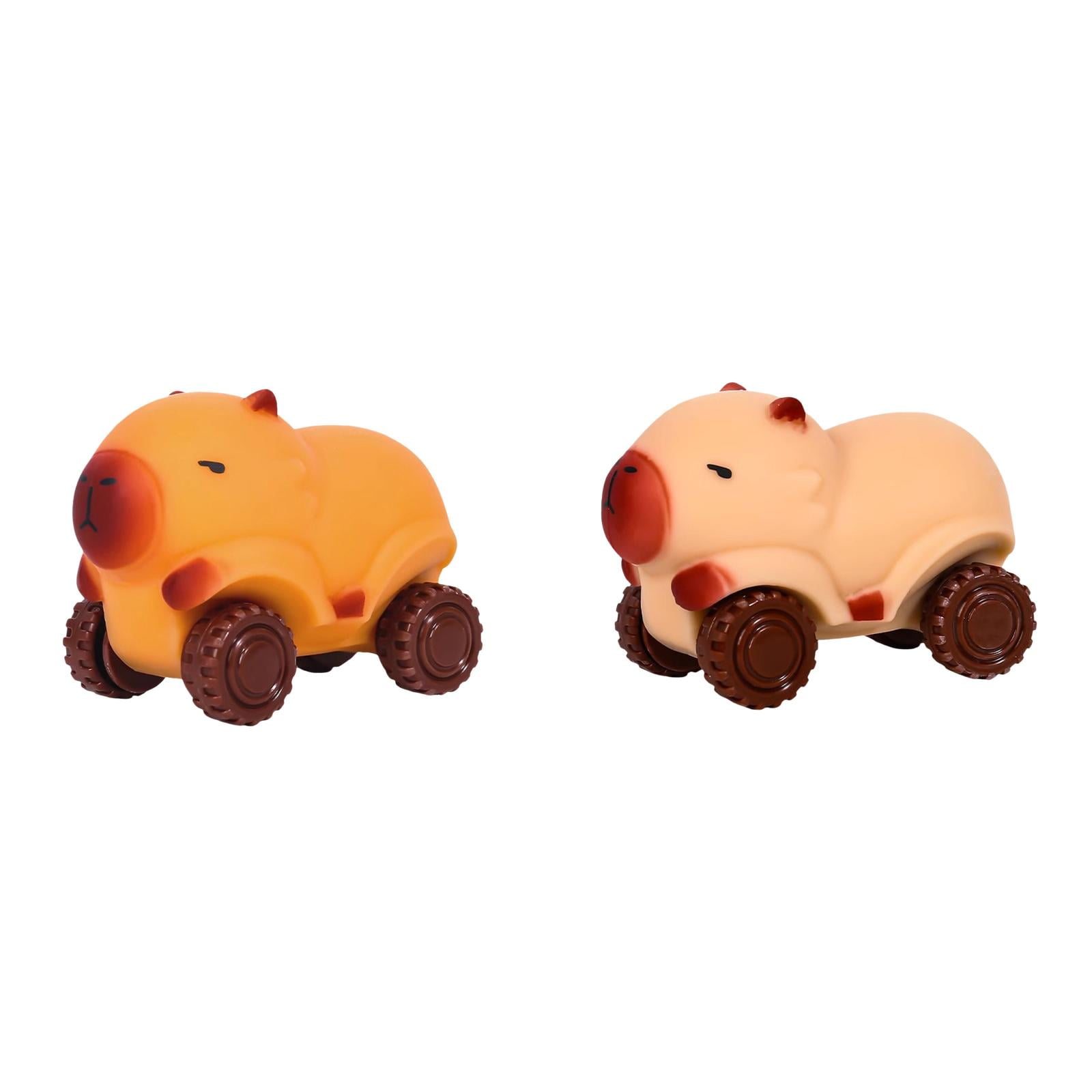 2PC Capybara Pulls Car Toy, Capybara Sensory Toys for Stress Relief ...