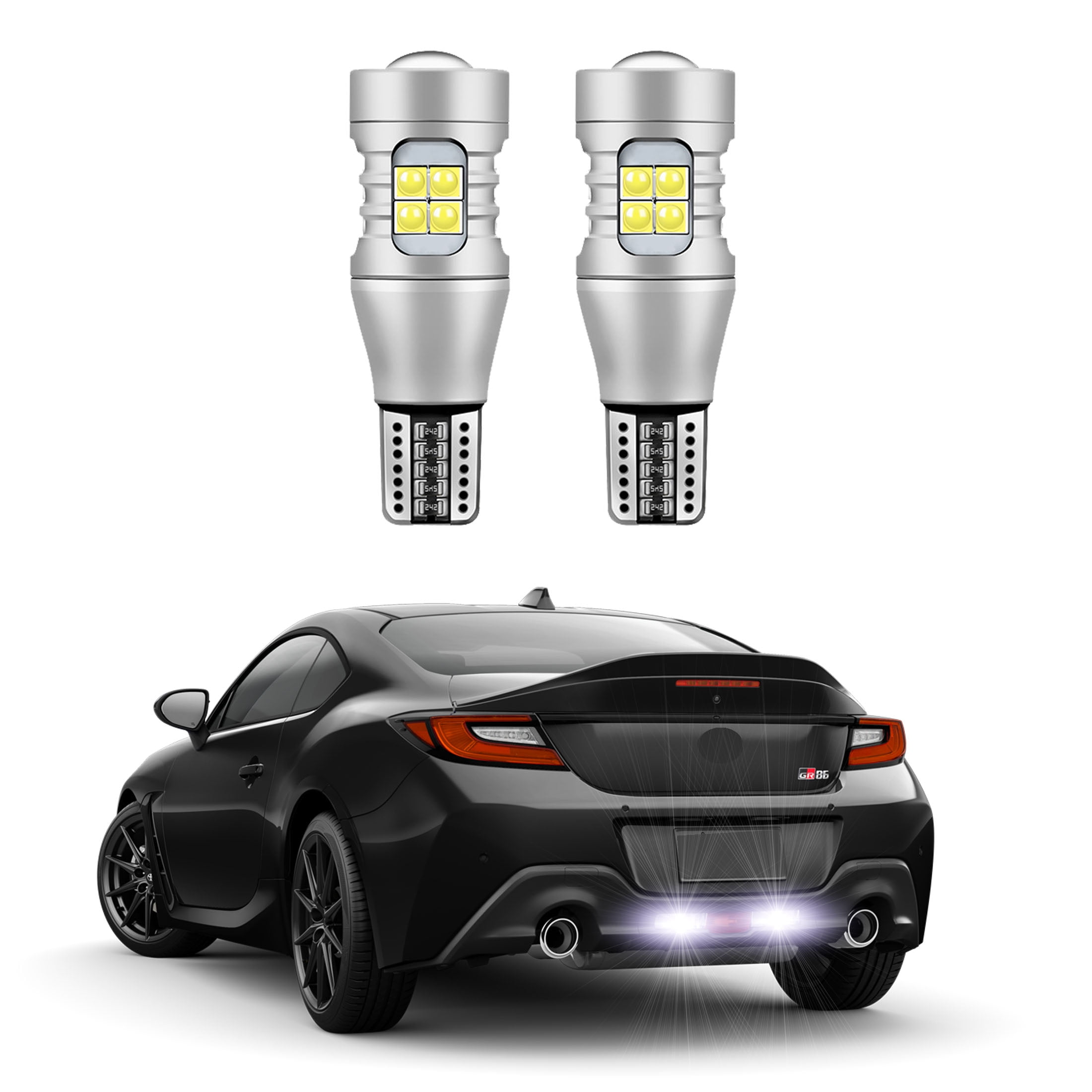 2PC Car LED Backup Light Bulbs For Toyota GR86 2022 2023 2024 2025 Car ...