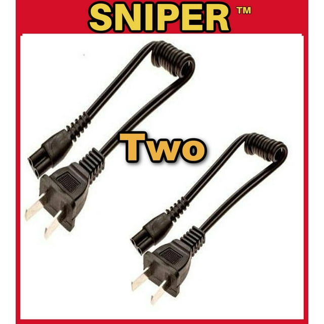 2PC LED Charger Cords for Vipertek, Guard Dog, Universal Stun ...