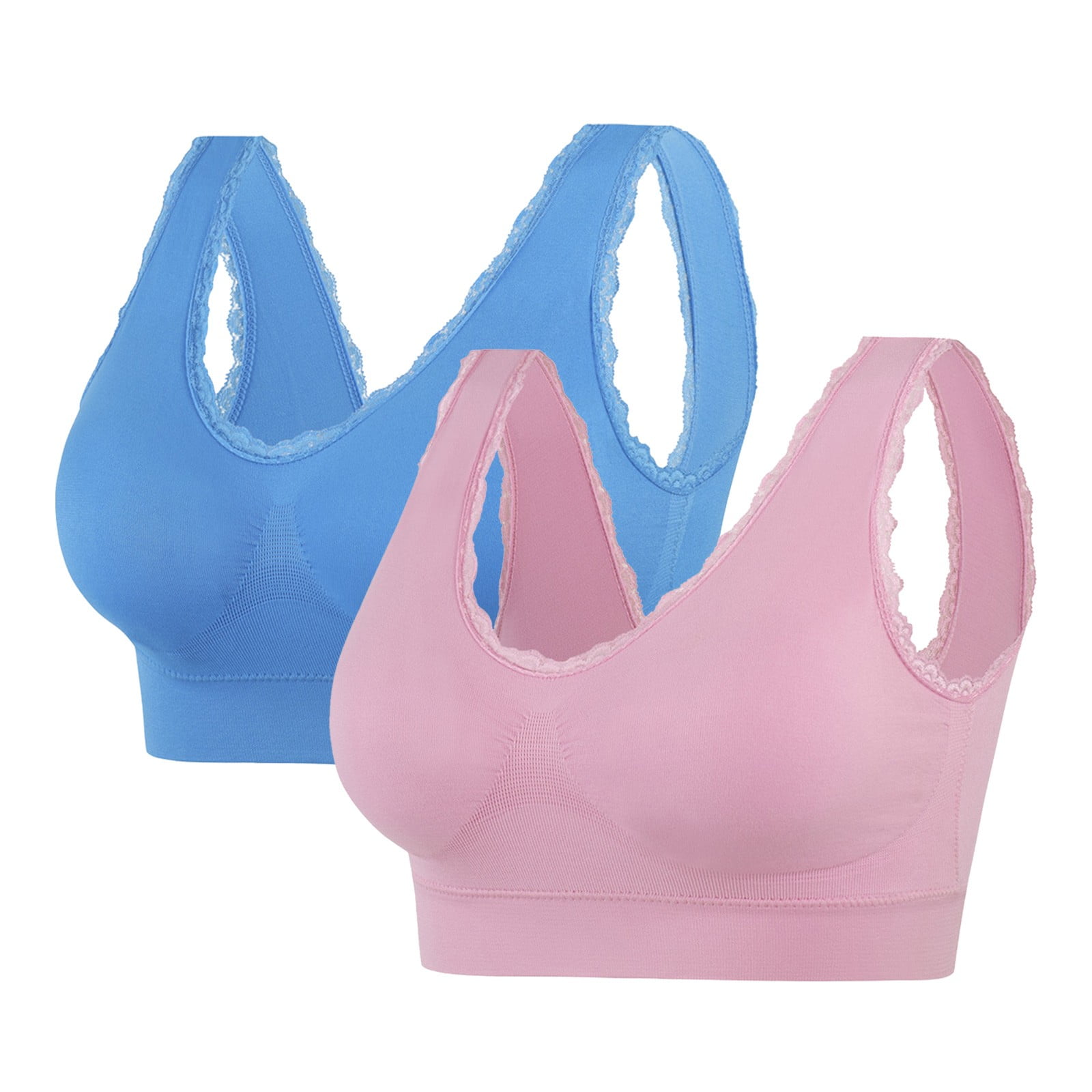 2PC Bras under $5! Yrmaups Women Summer Bra Lightly Lined No Underwire ...