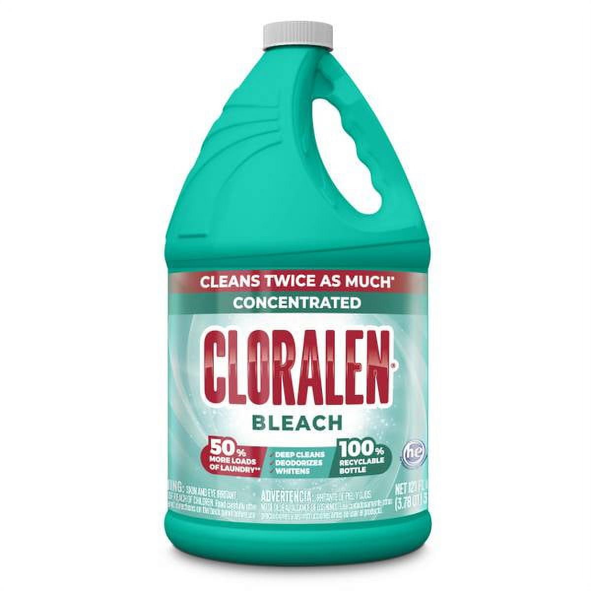 Cloralen Triple Action Bleach, Whitens, Deodorizes, Deep Cleans, 121 fl ...