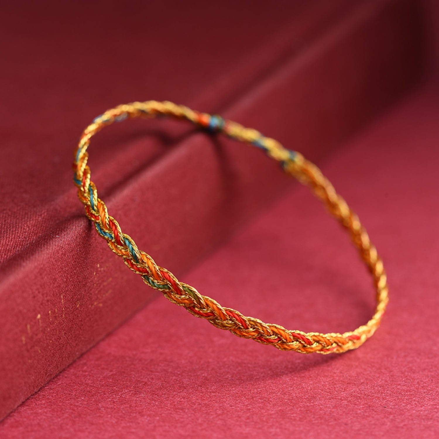 2PC Dragon Boat Festival Braided Dragon Scale Bracelet Five Color Lucky ...