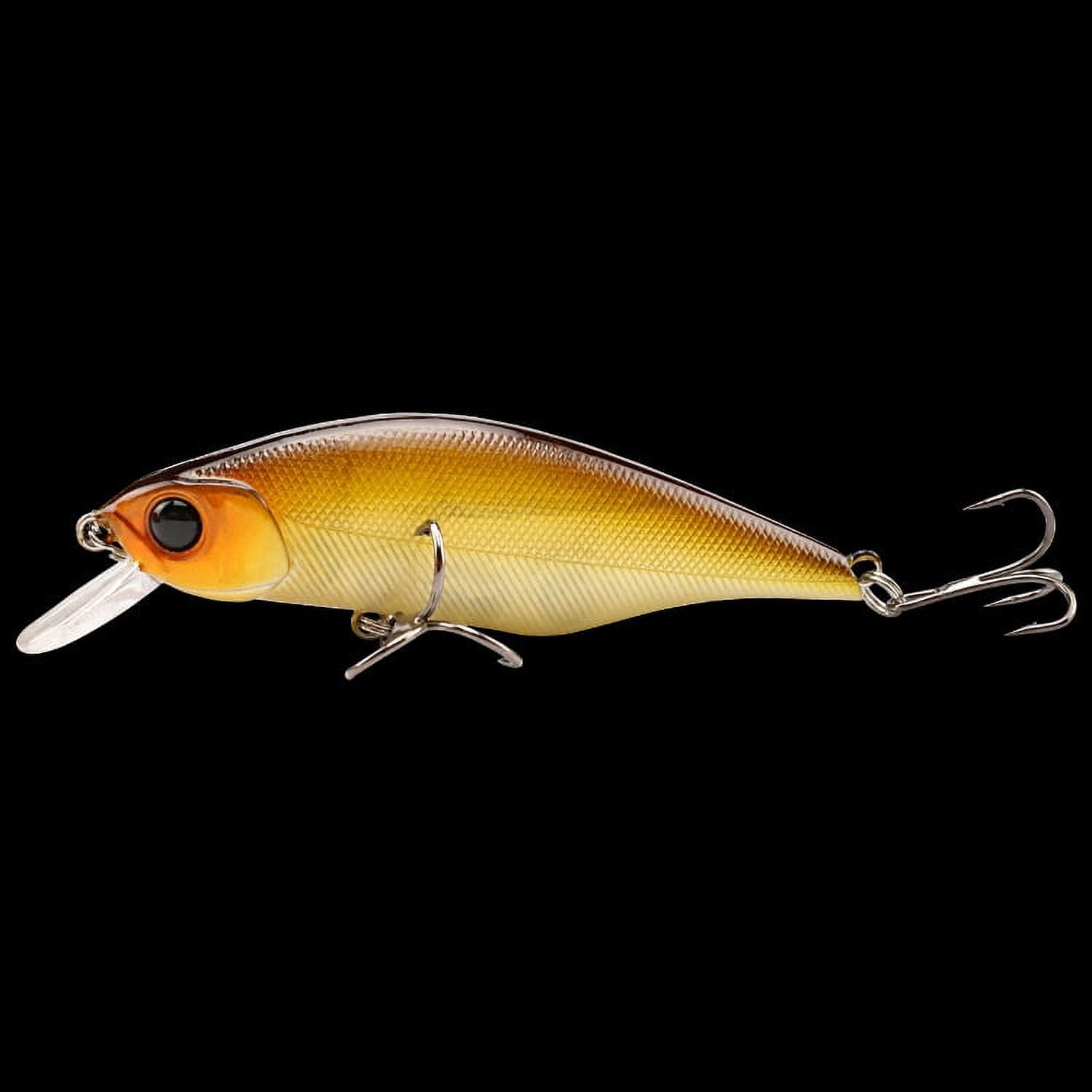 2PC Durable Fishing Lures Jigs Minnow 9.5cm Bionic Minnow Painted ...