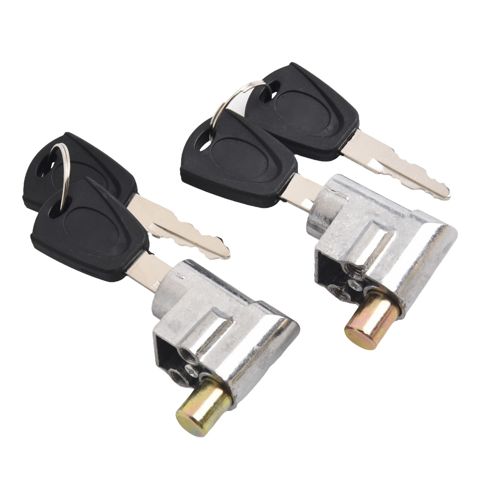 2PC Electric Bicycle E-Bike Battery Saddle Tube Lock Key Anti-Theft ...