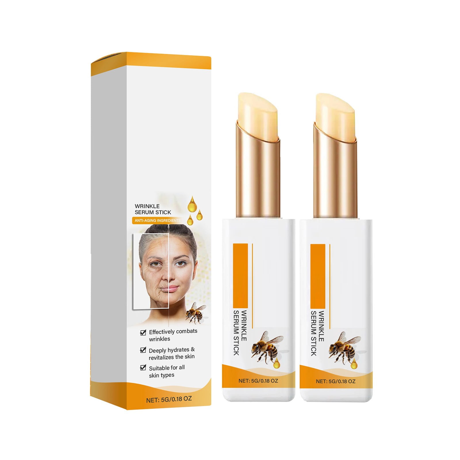 2PC Firming Serum Stick a Advanced Retinol Lifts & Tightens Face, Neck ...