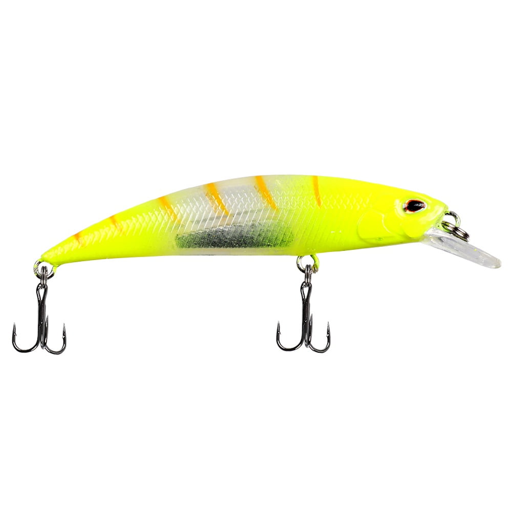 2PC Fishing Lure 7cm/9g Sinking Minnow Equipment Ghost Shrimp Long ...