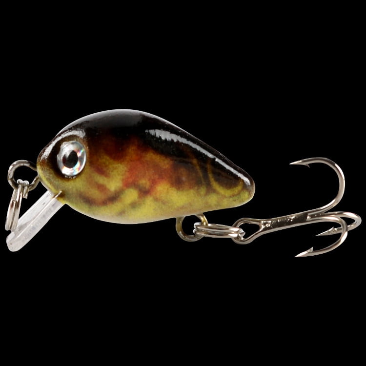 2PC Fishing Lures Jigs 1.7g Micro Rock Minnow Lure Bait Imitation Fish ...
