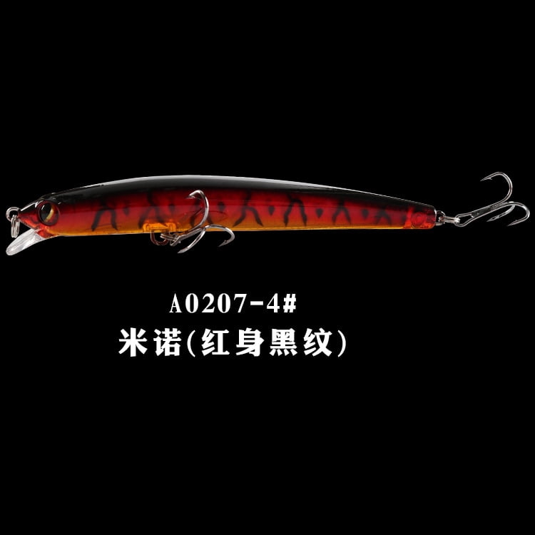 2PC Fishing Lures Jigs Floating Water Bionic Minnow12.7g 11.7cm Plastic ...