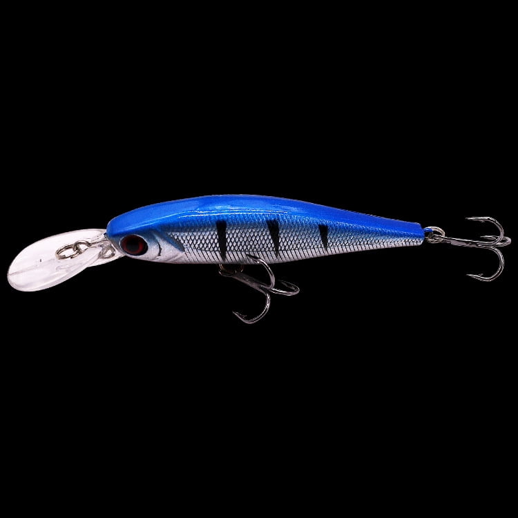 2PC Fishing Lures Jigs Floating Water Minnow 10.5cm 9.2g Plastic Bait ...