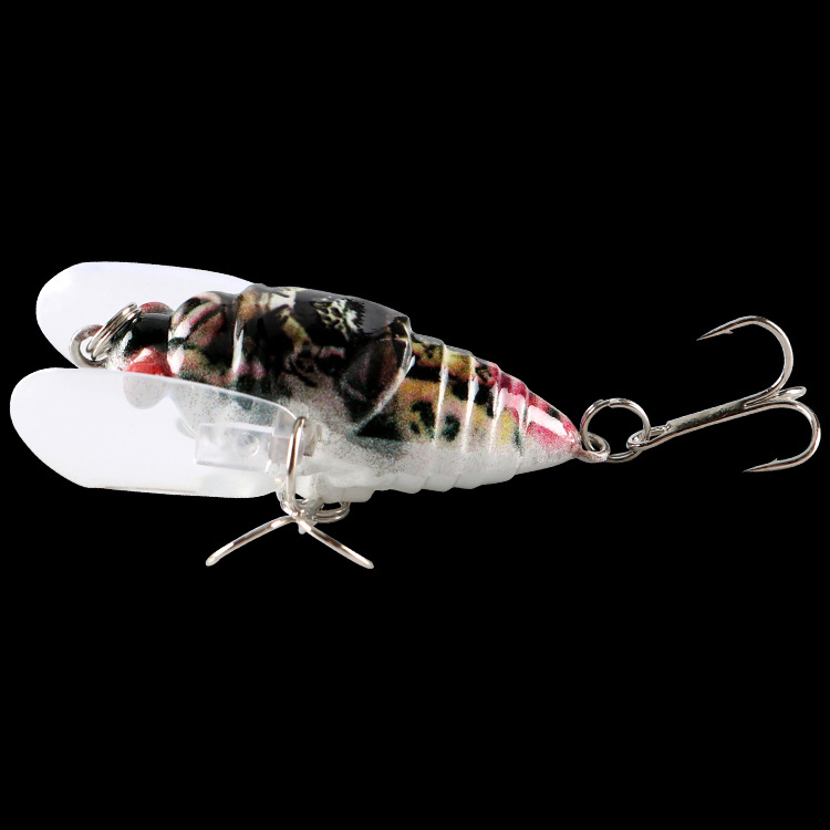 2PC Fishing Lures Jigs Insect 5cm/6g Minnow Small Minnow Plastic ...