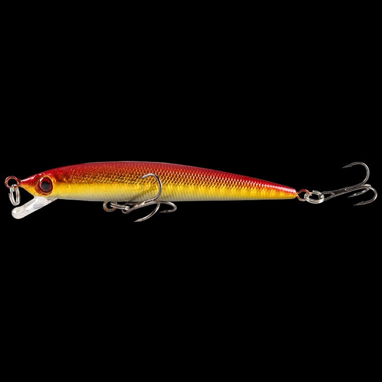 2PC Fishing Lures Jigs Plastic Hard Bait Floating Minnow 9cm/6.3g ...