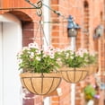 2PC Flower Basket Hanging Basket Wall Mounted Flower Pot Slot Style ...