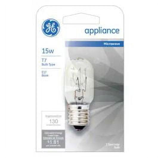 2PC GE Lighting GE Lighting 35153 15 Watt Appliance Light Bulb Crystal ...