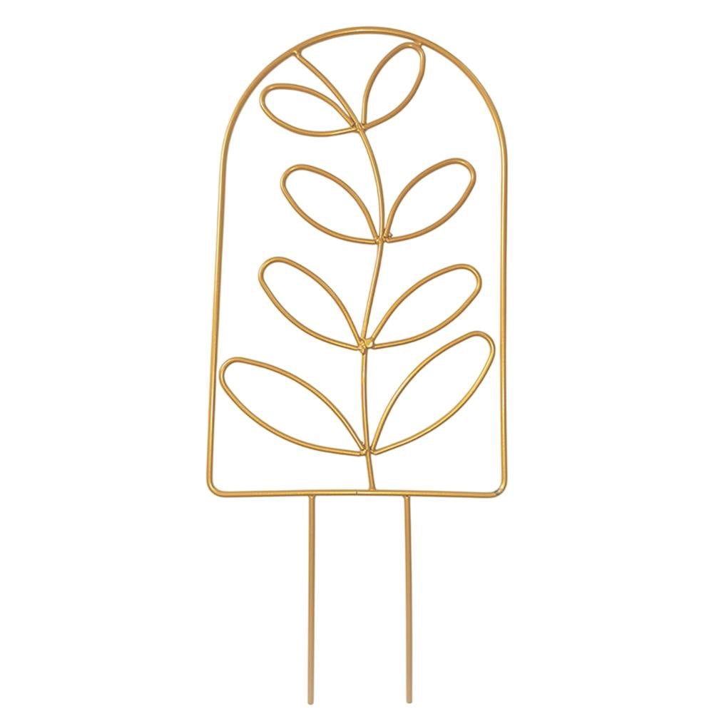 2PC Garden Plant Stands Climbing Support Frame Wrought Iron Fixing Rod ...