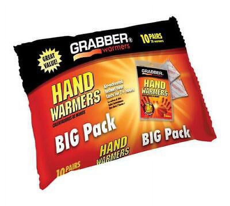 2 PC Grabber Warmers Hand Warmer 10 pk - Walmart.com