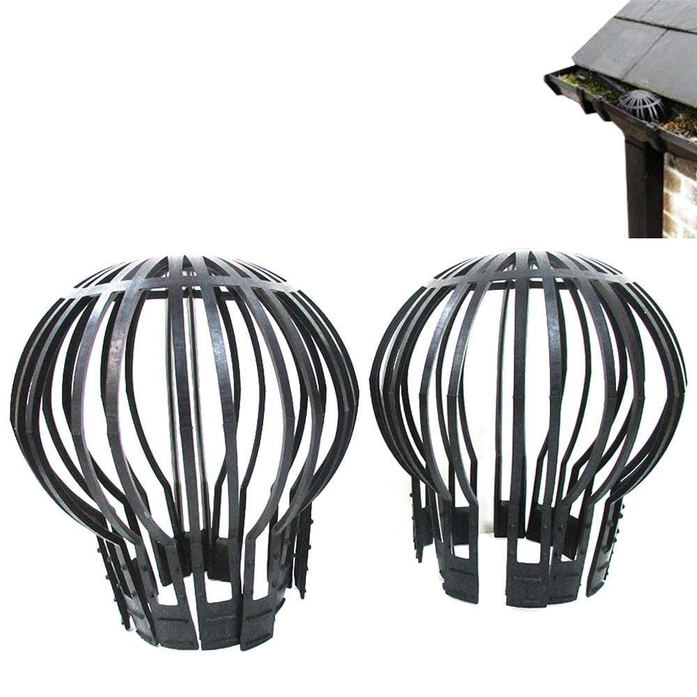 2PC Gutter Downpipe Balloon Guard Blockage Filters Stops Leaves Debris ...