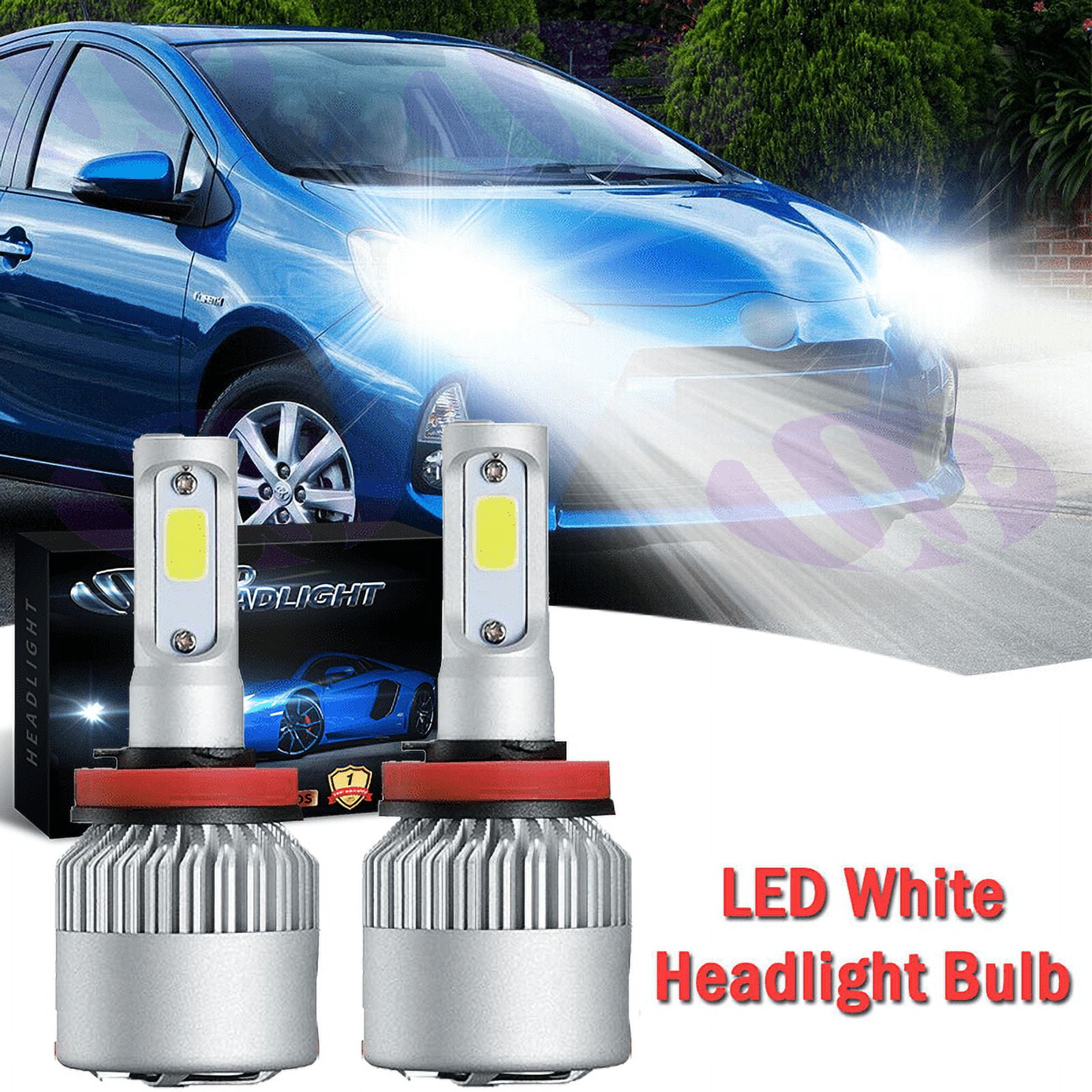 2PC H11 White LED Headlight Bulbs Low Beam For Toyota Prius 2010-2017 ...