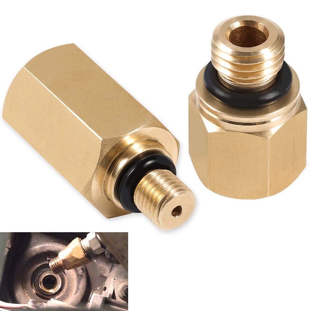 2PC High Pressure Oil Rail Adapters Air Test Tool For Ford 6.0L Diesel ...