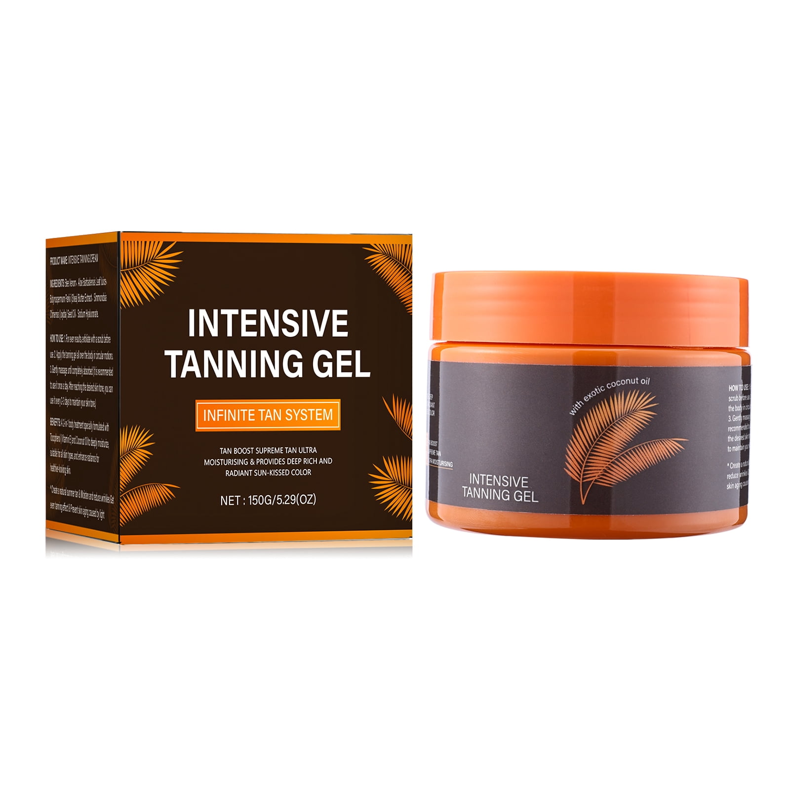 2PC Intensive Tanning Gel,Deep Flawless Tanning Cream, Even Skin Tone ...