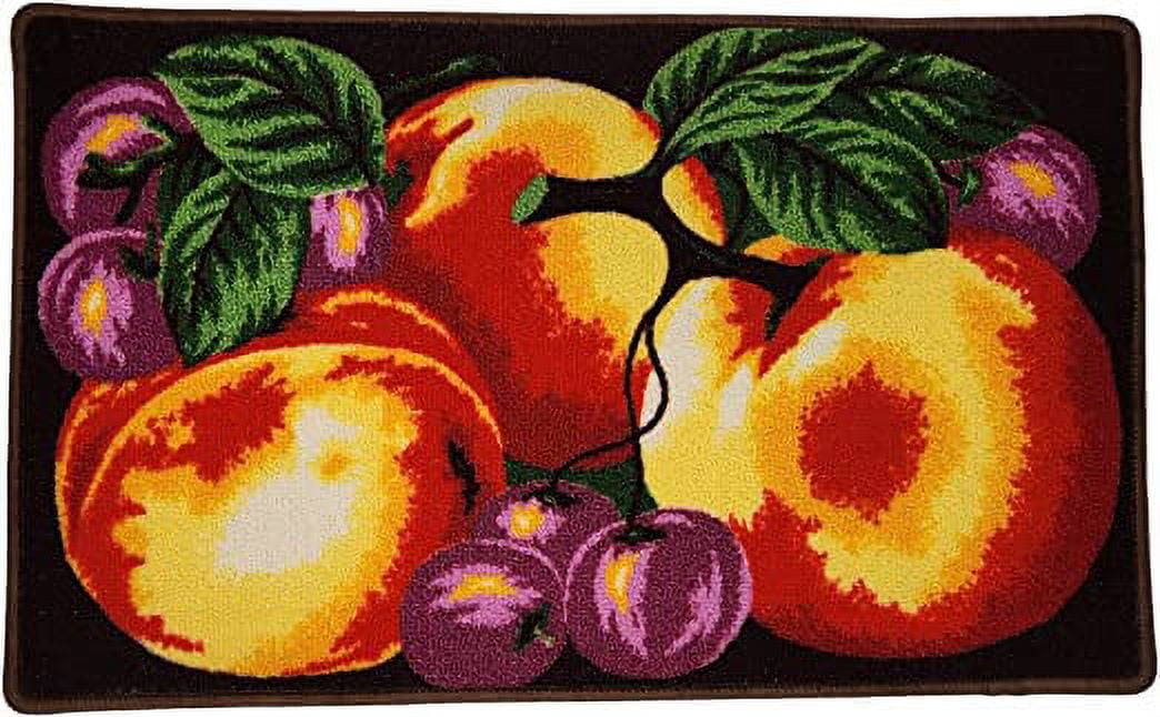 2PC KITCHEN RUG PEACH & BLUE BERRY - Walmart.com