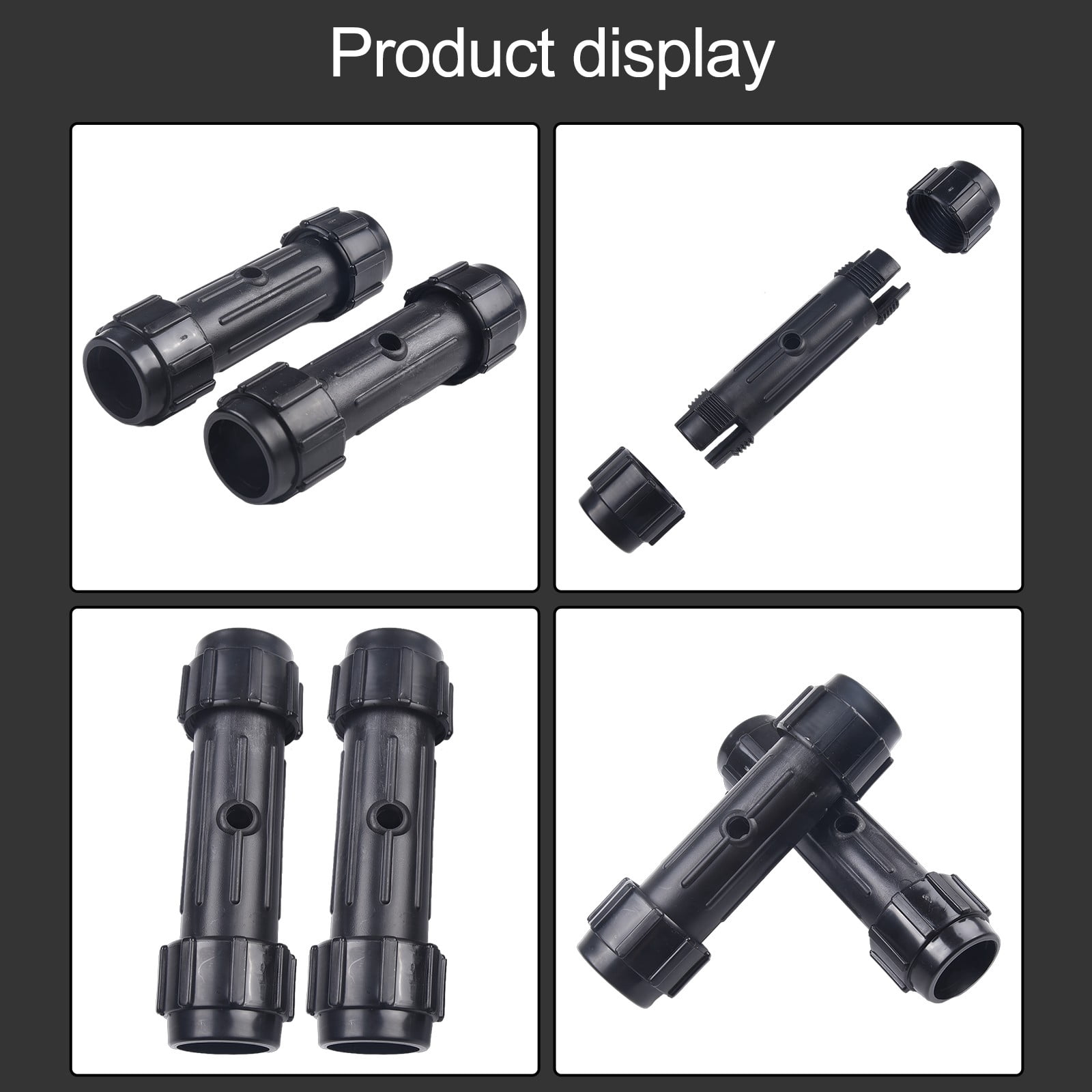 2PC Kayak Paddle Boat Oars Canoe Paddles 28Mm Connectors Kayak ...