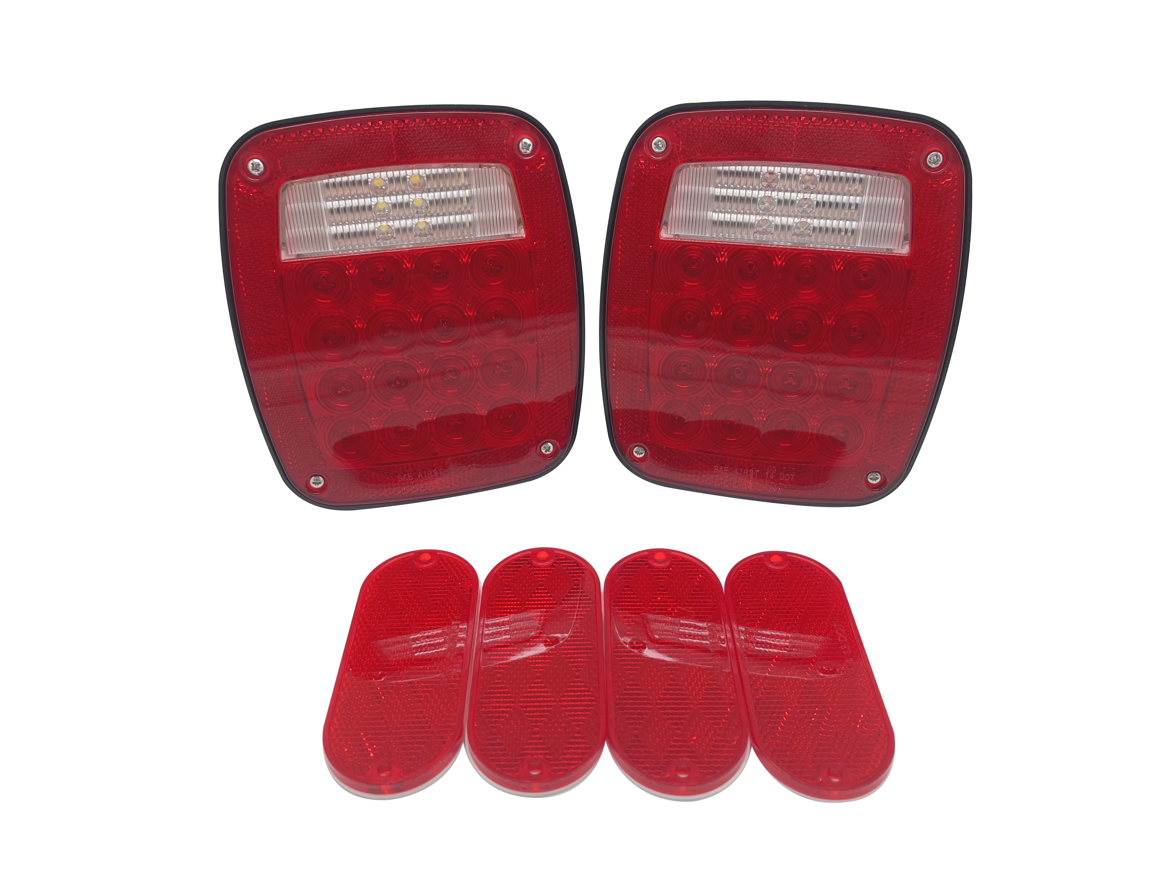 2PC LED Submersible Universal Combination 38 LEDS Signal Tail Light ...