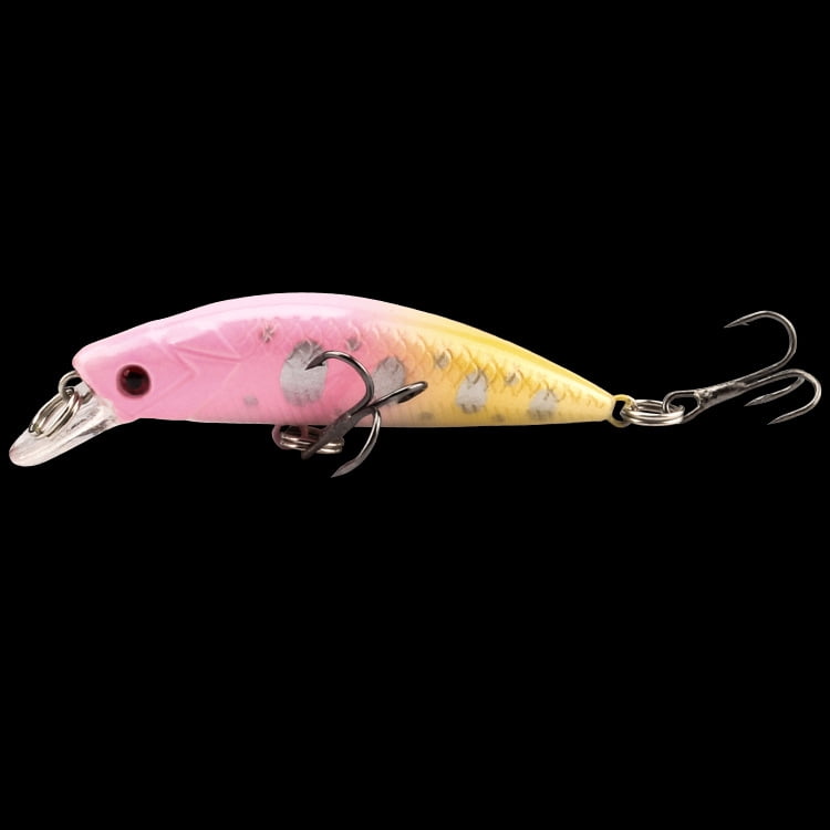 2PC Lures 6.1g Slow Sinking Small Minnow Micro Hard Bait Plastic ...