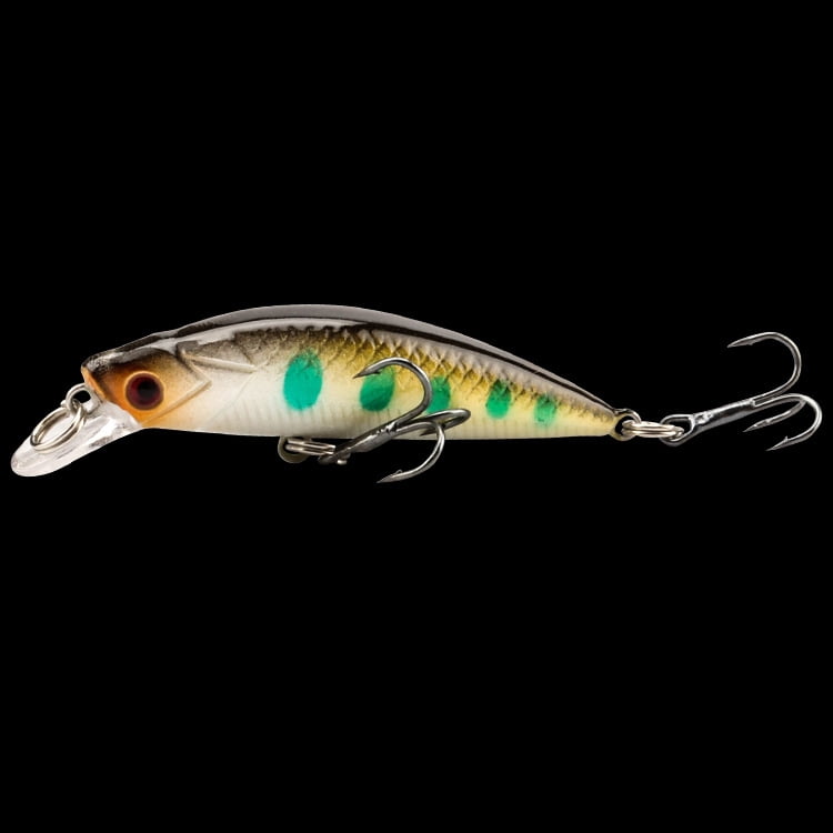 2PC Lures 6.1g Slow Sinking Small Minnow Micro Hard Bait Plastic ...