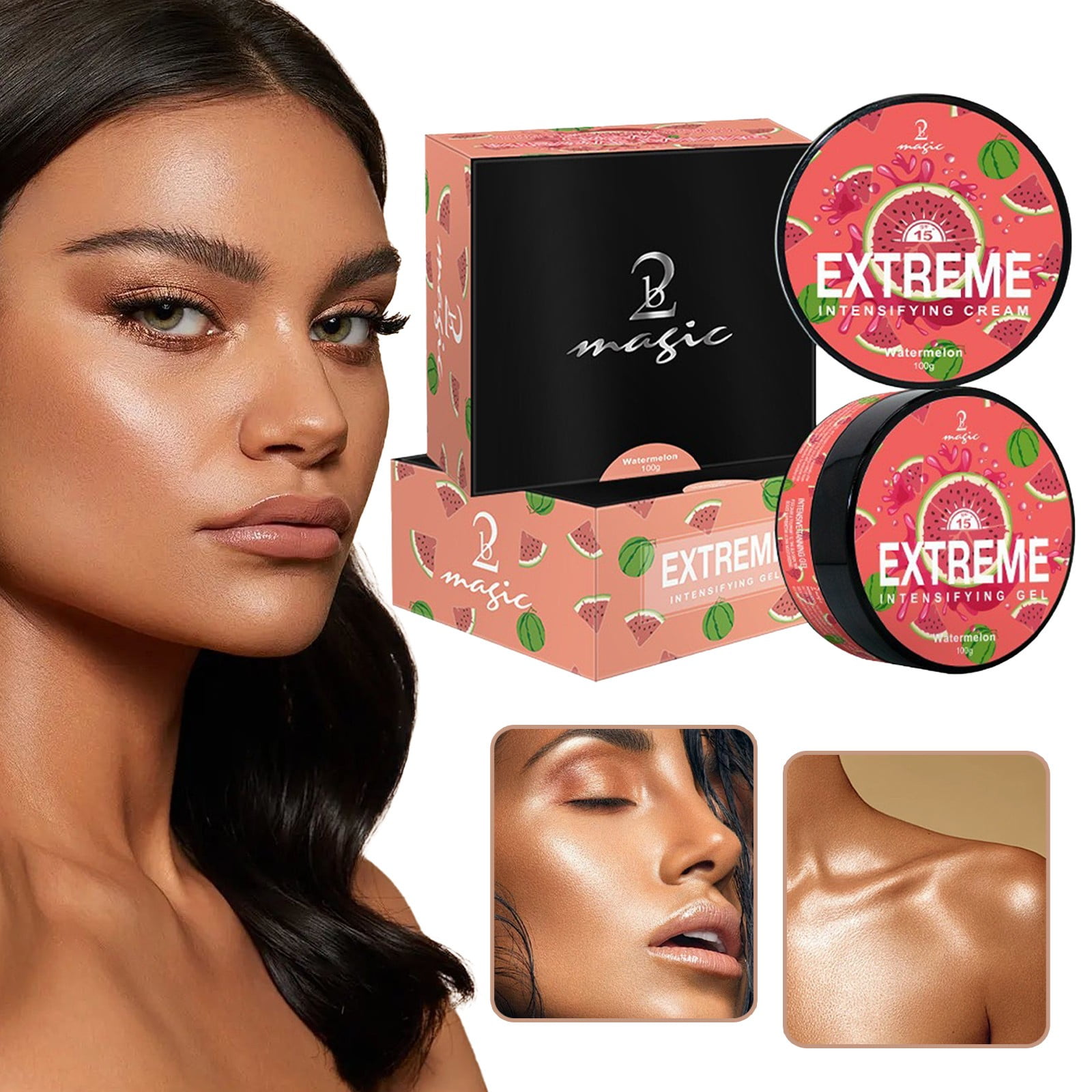 2PC Luxury Intensive Tanning Gel and Tanning Cream - Haute Beauty Skin ...